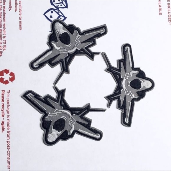 Accessories | New Jet Plane Patches Easy Iron On Badge Appliqus | Poshmark